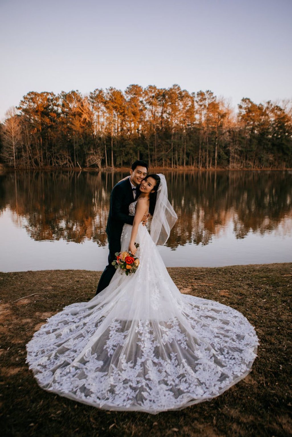 Vibrant Golden Hour Wedding - Pine Lake Ranch