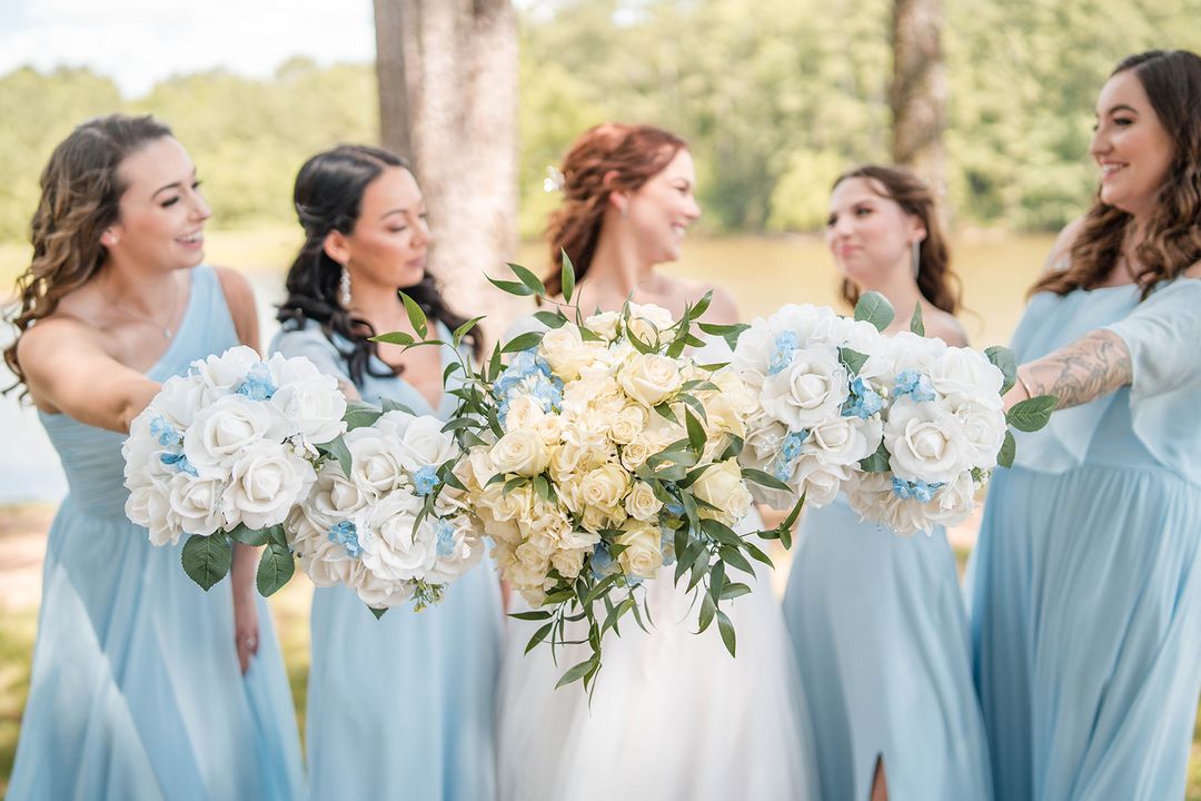 Modern Blue Wedding - Pine Lake Ranch